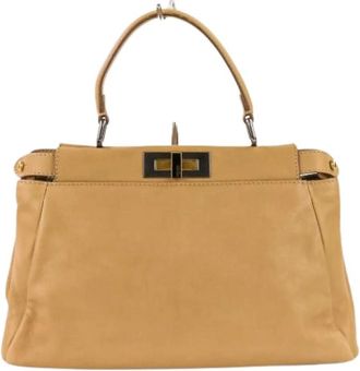 Fendi Pre-owned Sac Peekaboo 2way - Femme - Pre-owned - Brun - Taille: ONE Size