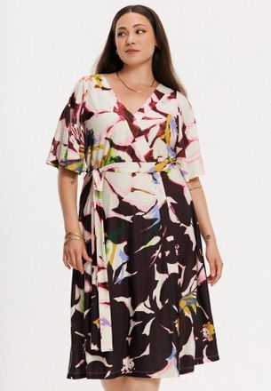 Yoek A-Linien-Kleid Damen Kleid mit Druck Bio-Baumwolle