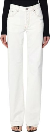 Off-white Ausgestellte Wei&szlig;e Jeans - - Jeans - Damen - Wei&szlig; - W25