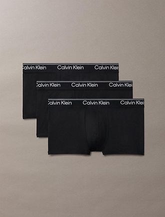 Calvin Klein Lot de 3 boxers taille basse - Microfibre Stretch