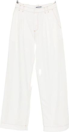 Darkpark Darkpark, Femme, Pantalons, Blanc, Taille: W25 Wide Pantalons