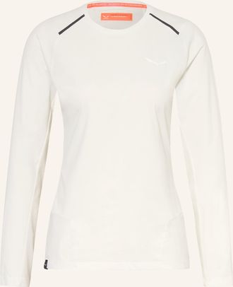 Salewa Longsleeve Pedroc Dryton weiss