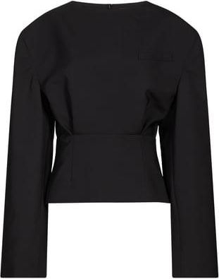 A.W.A.K.E. Top en laine m&eacute;lang&eacute;e