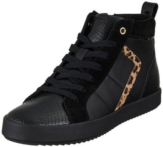 Geox Damen D Blomiee Sneakers, Schwarz, 41 EU