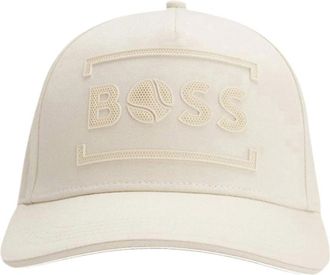 HUGO BOSS Homme, Accessoires, Beige, Taille: ONE Size Casquette en twill de coton