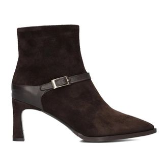 Lina Locchi Braune Wildleder Stiefeletten AV 131 - - Shoes - Damen - Braun - 36 EU