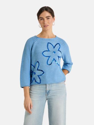 Lieblingsst&uuml;ck Strickpullover AuriL mit Pailleten, bestickt