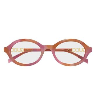 Gucci Ovale optische Brille - - Accessories - Damen - Rosa - 51 MM