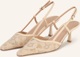 FESTA Festa Slingpumps Palmy Pizzo weiss