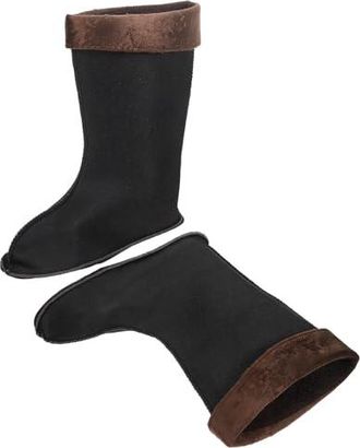 BESPORTBLE Doublures Chaudes pour Bottes de Pluie en Polaire &Eacute;paisse Couvre-Chaussures Isolants Imperm&eacute;ables Taille 42-44 Semelles Thermiques Confortables pour R