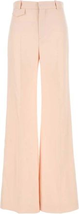 Chlo&eacute; Femme, Pantalons, Rose, Taille: 38 FR Pantalon &Eacute;vas&eacute; Taille Haute