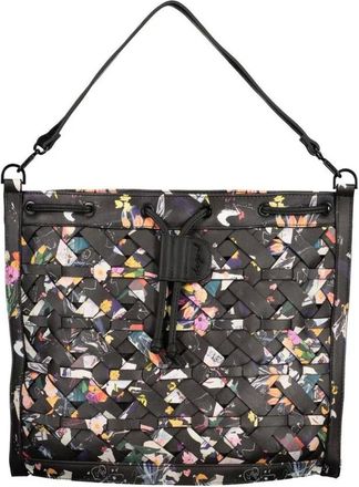 Desigual Sac &agrave; dos imprim&eacute; floral tiss&eacute; - Femme - Sacs - Noir - Taille: ONE Size