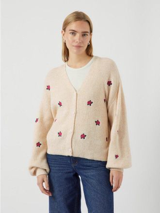 Y.A.S Strickjacke YASFLEUR LS KNIT CARDIGAN S. NOOS