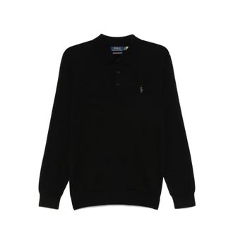 Polo Ralph Lauren Langarm Strickpullover - - Knitwear - Herren - Schwarzk - XL