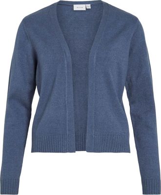 Vila Damen Viril Short L/S Knit Cardigan-noos Strickjacke, Vintage Indigo,XXL