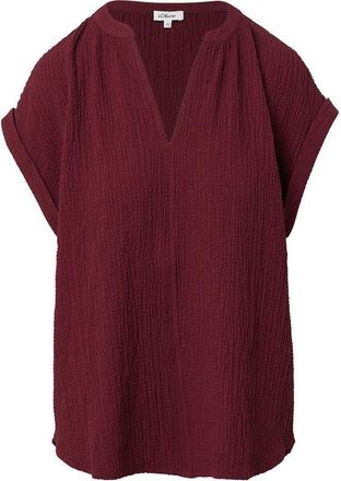 s.Oliver Blusentop Bluse Strukturierte Bluse aus Viskosemix