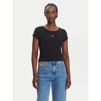 Calvin Klein Jeans T-Shirt LV047C200G Schwarz Slim Fit