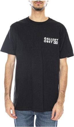 Obey Homme, Tops, Noir, Taille: XL T-shirt