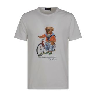 Polo Ralph Lauren Homme, Tops, Blanc, Taille: S Knit T-Shirt