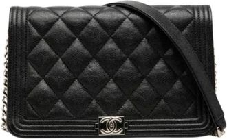 Chanel Sac bandouli&egrave;re Matelass&eacute; Pre-owned - Femme - Pre-owned - Noir - Taille: ONE Size