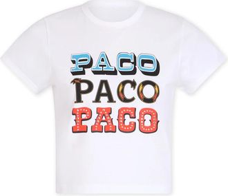 Paco Rabanne Paco T-Shirt - - Tops - Damen - Wei&szlig; - XL