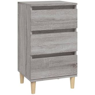 vidaXL Nachttisch Grau Sonoma 40x35x70 cm Holzwerkstoff Vidaxl