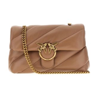 Pinko Pinko, Femme, Sacs, Brun, Taille: ONE Size Sac Bandoulière