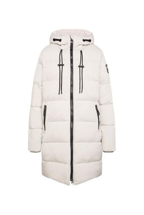 soccx Damen Stepp-Parka mit hochgeschlossener Kapuze Grey Sand, Xl