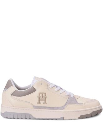 Tommy Hilfiger baskets en cuir - Tons neutres