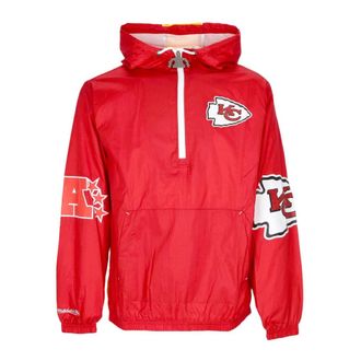 Mitchell & Ness NFL Team Anorak Windbreaker Originalfarben - - Sport - Herren - Rot - S