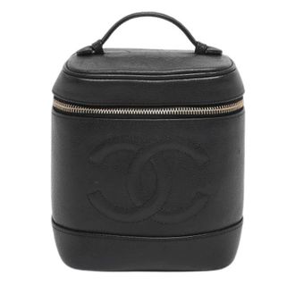 Chanel Sac &agrave; main en cuir Pre-owned - Femme - Pre-owned - Noir - Taille: ONE Size