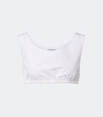 Prada Top court en coton