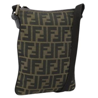 Fendi Pre-owned Zucca Canvas Shoulder Bag - - Pre-owned - Damen - Braun - ONE SIZE