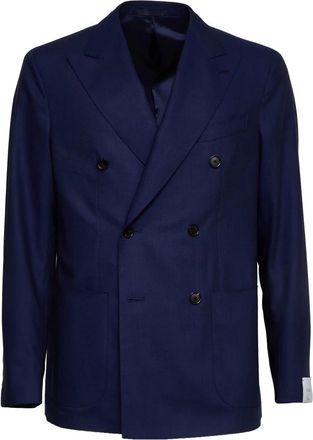 Caruso Homme, Vestes, Bleu, Taille: XL Blazers