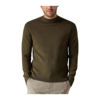 Dstrezzed Gr&uuml;ner Mock Neck Pullover f&uuml;r Herren - - Knitwear - Herren - Gr&uuml;n - 2XL