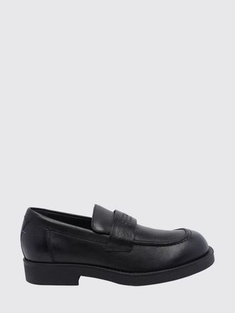 Maison Margiela Mocassins penny en cuir lisse avec logo num&eacute;rique