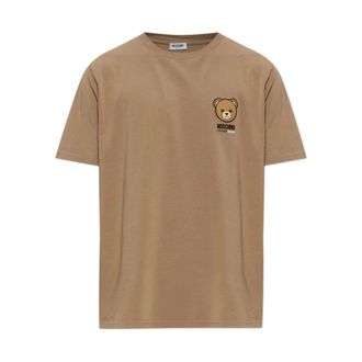 Moschino T-shirt logo Underbear - Homme - Tops - Beige - Taille: 2XL