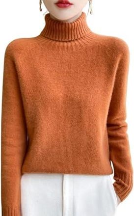 Generic Pull Femme Hiver Pull &Agrave; Col Roul&eacute; en Pure Laine M&eacute;rinos pour Femme &Eacute;pais Et Chaud Manches Longues en Cachemire Tricot&eacute; Id&eacute;al pour LAutomne Et lhiver C
