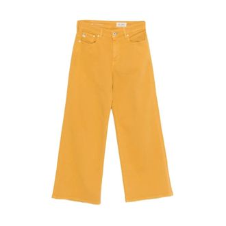 AG - Adriano Goldschmied Femme, Jeans, Orange, Taille: W26 Saige Wide Leg Crop