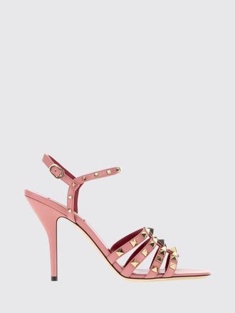 Valentino Garavani Rockstud Kalbsleder-Sandalen mit hohem Absatz