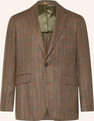 Hackett Sakko Tattersall Extra Slim Fit braun
