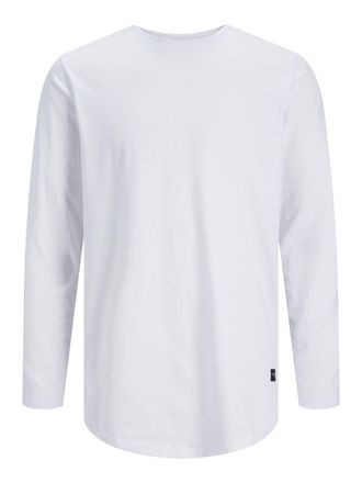 Jack & Jones Herren Jjenoa Tee O-Neck Noos Langarmshirt, Wei&szlig;, XXL EU