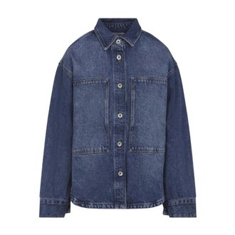 STUDIO NICHOLSON Femme, Vestes, Bleu, Taille: 36 FR Paso Denim Shirt