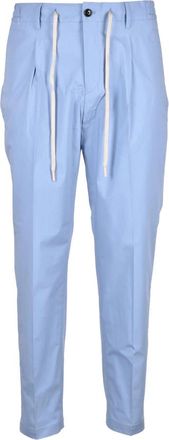 Daniele Alessandrini Homme, Pantalons, Bleu, Taille: 2XL Giulia Cropped Pantalons