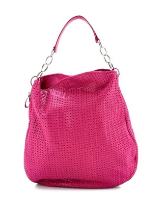 Dior Soft Lady Woven Leather Large hobo bag - Violet