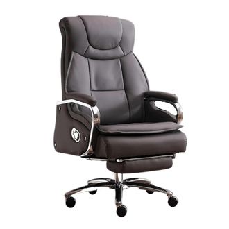 Generic Ergonomischer B&uuml;rostuhl, hoher R&uuml;cken, verstellbare R&uuml;ckenlehne aus Rindsleder mit Fu&szlig;st&uuml;tze und Fu&szlig;st&uuml;tze f&uuml;r das Homeoffice