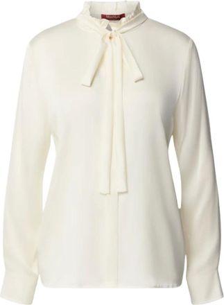 Max Mara Femme, Blouses et Chemises, Beige, Taille: 40 FR Gilles Blouse