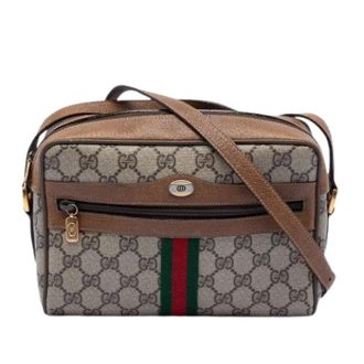 Gucci Sac bandouli&egrave;re vintage doccasion - Femme - Pre-owned - Beige - Taille: ONE Size