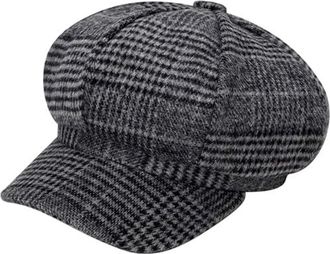 Generic Artist Newsboy Cabbie B&eacute;ret Casquette Chaud Gar&ccedil;on Visi&egrave;re Chapeau Casquette Plate Multicolore Femme, GY1., Taille unique