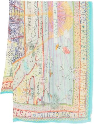 Faliero Sarti Femme, Accessoires, Multicolore, Taille: ONE Size Scarfs